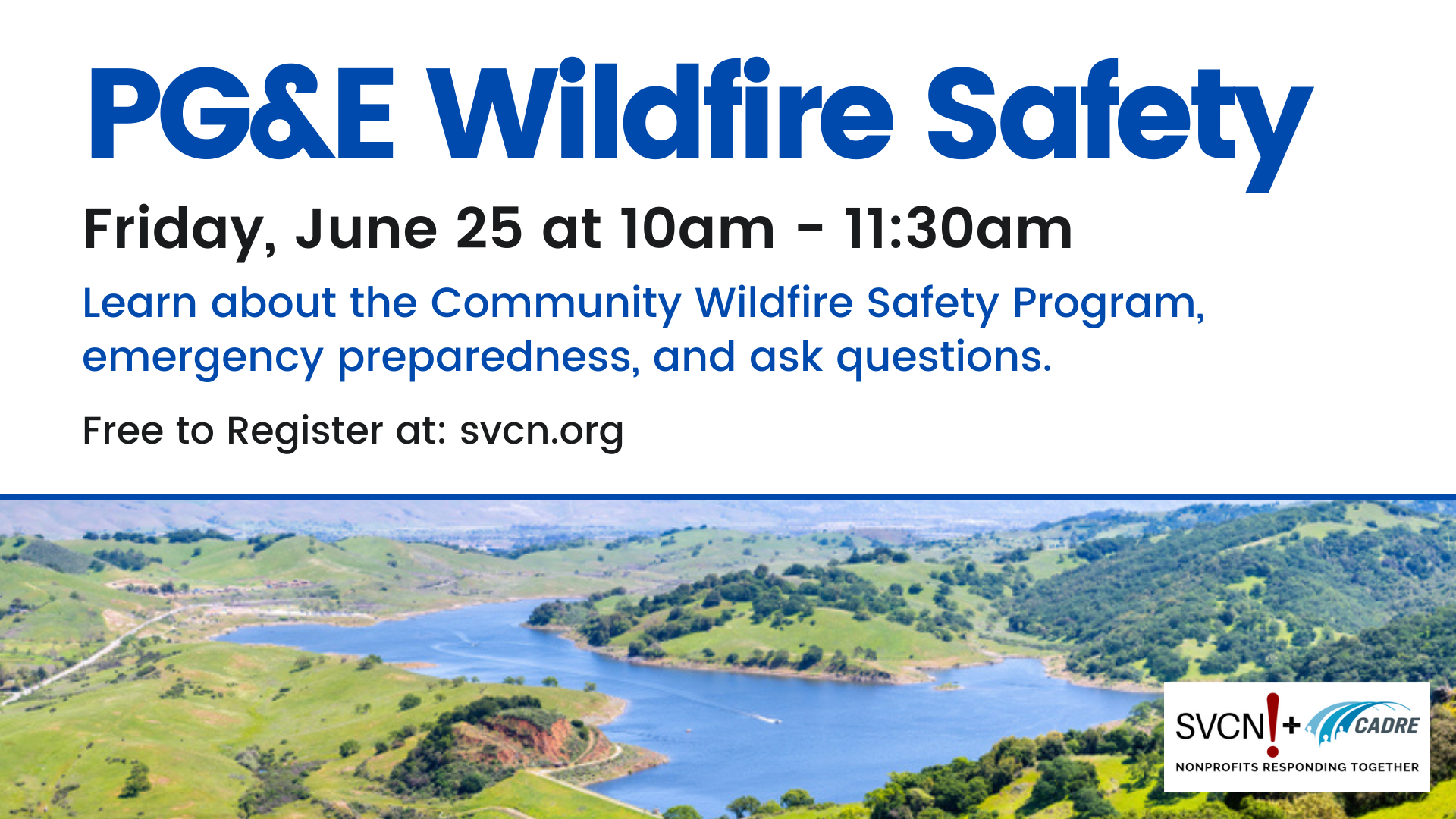 PG&E Wildfire Safety for Nonprofits